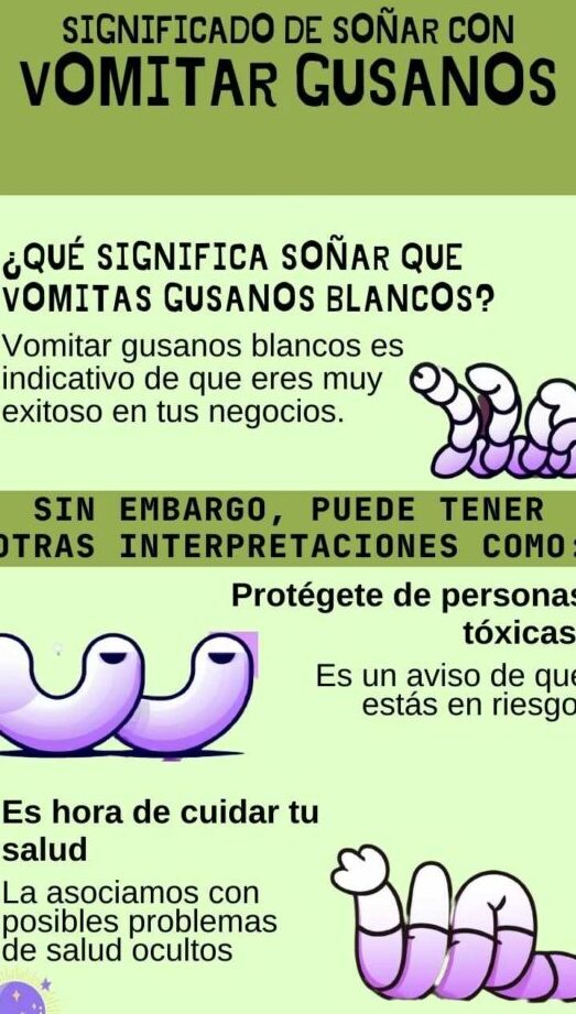 ¿Que Significa Soñar Que Vomitas Gusanos?